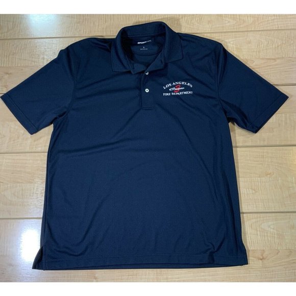 Sportek | Shirts | Los Angeles La City Fire Department Lafd Polo Large ...